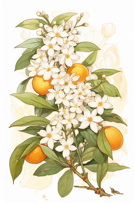 Ai数字艺术秋季桂花插画 众图网