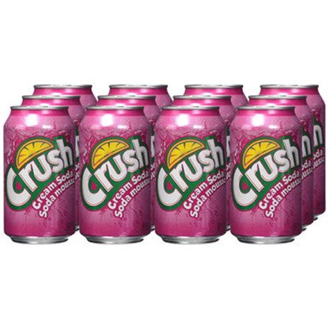 Crush Cream Soda Soft Drink 12 Cans 355ml 12 Fl Oz American Soda