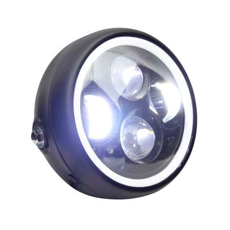 Foco Led Delantero Moto 40watt Luz Alta Baja Ojo De Ángel