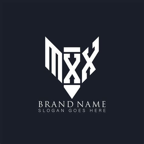 Mxx Abstract Letter Logo Mxx Creative Monogram Initials Letter Logo