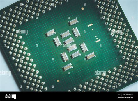Computer Chip Cpu Close Up Computer Technology Stock Photo Alamy