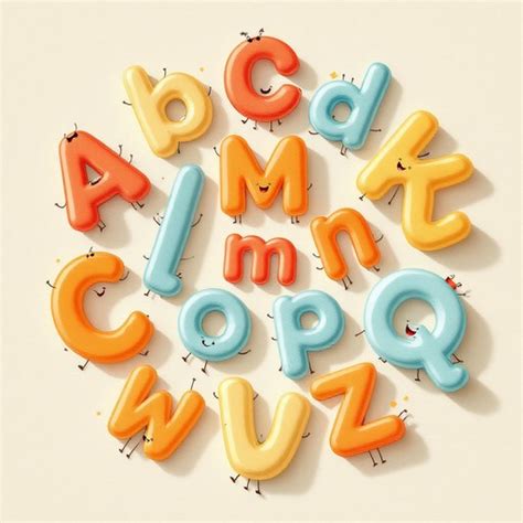 Free Dancing Alphabet Letters Image Alphabet Typography Whimsical
