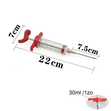 Badu Bg Игли от Pp от неръждаема стомана за хранителен клас Комплект спринцовки за подправки