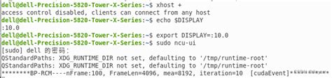 nsight compute使用出现does not have permission to profile错误如何解决 base dell