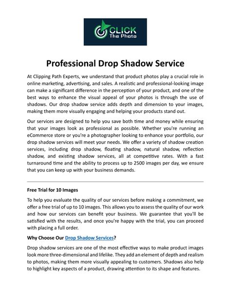 Ppt Drop Shadow Service Best Photo Shadow Service Provider Drop Shadow Photoshop