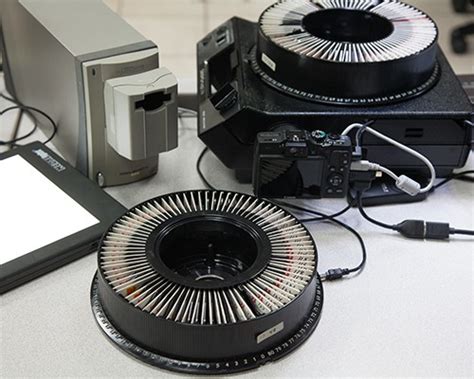 Slide Scanning Arrow Photo