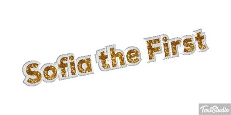 Sofia The First Cartoon Animated GIF Logo Designs