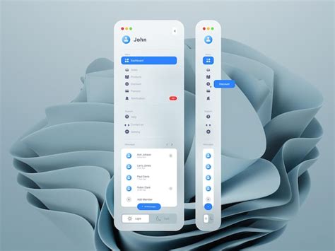 Premium Vector Eps Navigation Bar Template For Dasshboard And Website Use Full Editable And