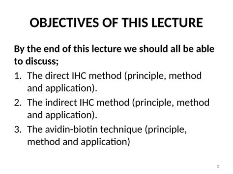5 Detection Methods In Ihc Direct And Indirect Pptx Medical Health