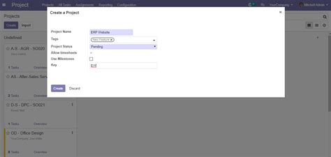 Odoo Project Management Module For Efficient Task Management