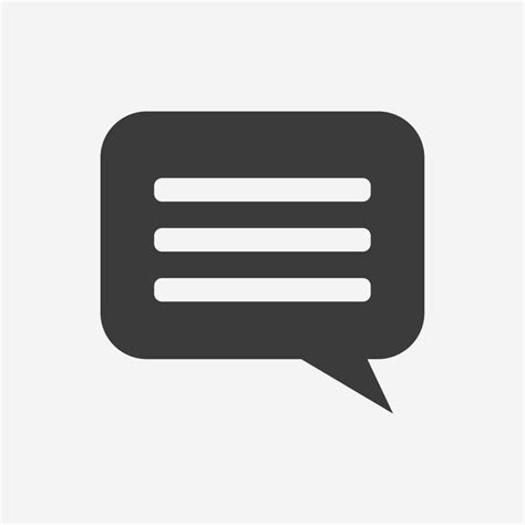 talk bubble, feedback icon vector. communication, sms, conversation, chat, speech, message ...