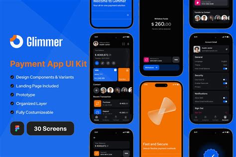 支付应用app Ui Kit Fig 云瑞设计
