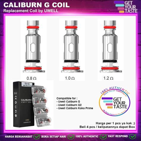 Jual Coil Caliburn G 100 Authentic By Uwell Coil Caliburng 08 Ohm