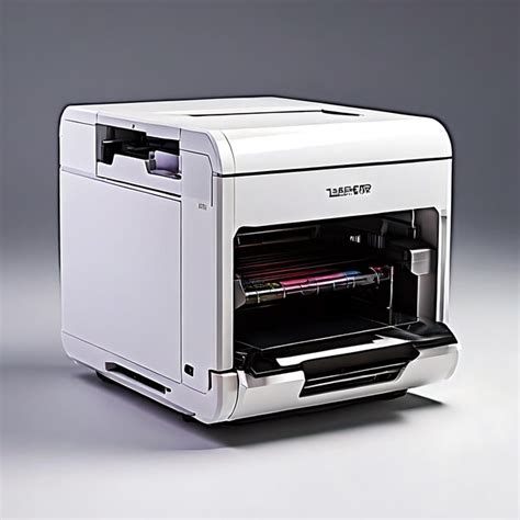 Laser Printer With Sleek Compact Design Premium Ai Generated Image