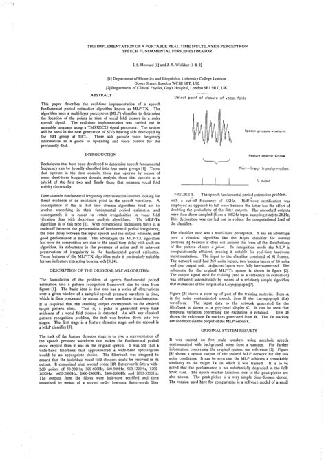 pdf the implementation of a portable real time multilayer perceptron