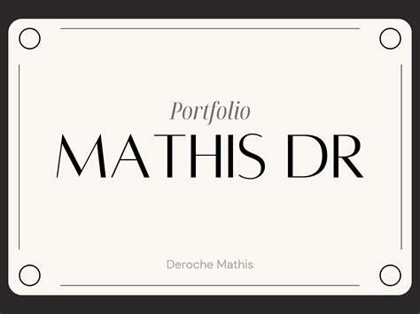 Portfolio Mathisdr Behance