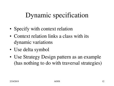 context objects evolution of object behavior behavioral patterns ppt