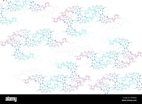 Structure Molecule And Communication Dna Atom Neurons Abstract Polygonal Structure With