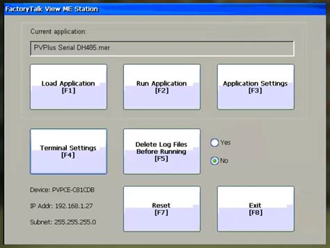Panelview Plus How To View Or Edit Your Rslinx Enterprise Settings Shortcuts The Automation
