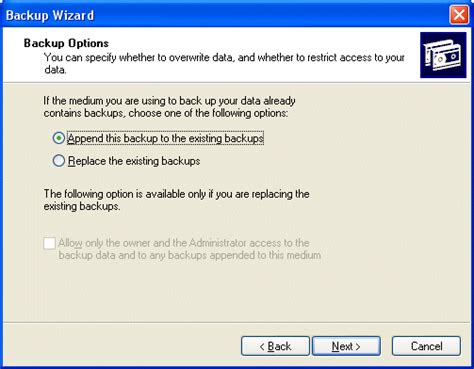 Advanced Windows Backup