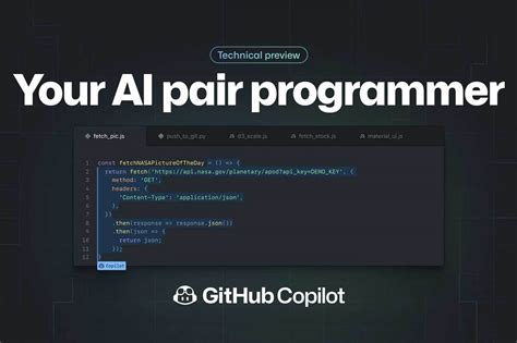 Github和openai推出人工智能編程工具copilot，將為開發人員運用ai編寫代碼 Botsheet