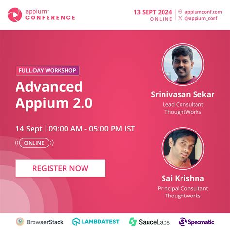 Appium Mobileautomation Workshop Qatesting Drivers Plugins… Sai Krishna