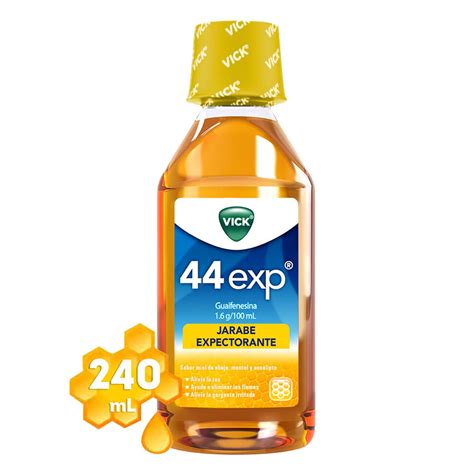 Jarabe Vick Miel 44 Expectorante 240ml Chedraui