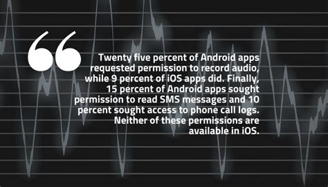 Android Vs Ios Most Invasive App Permissions In 2018