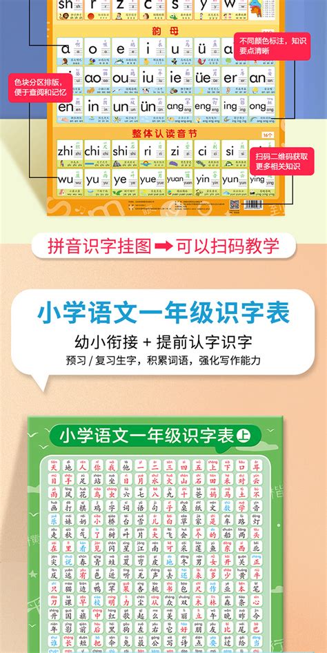 초등학생 1 학년 중국어 단어 인식 테이블 벽 차트 작은 나무 열매