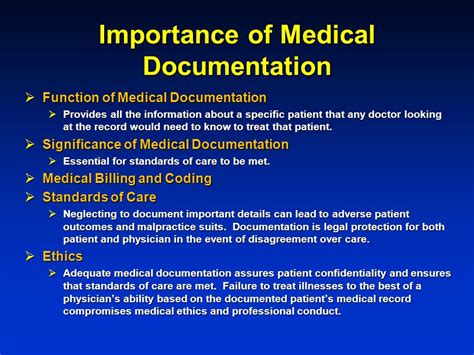 Medical Documentation