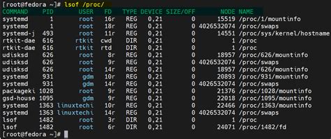 18 Quick Lsof Command Examples For Linux Geeks