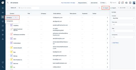Can We Export Contacts From Freshdesk Contact Center