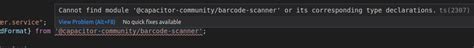Roadmap For This Project Issue Capacitor Community Barcode Scanner GitHub