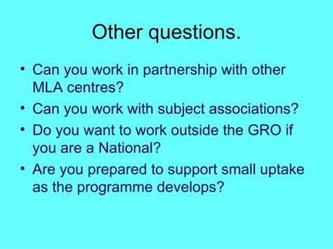 Mla Presentation Ppt