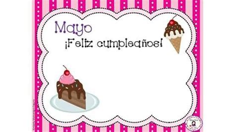 Poster De Cumpleaños Mayo Poster De Cumpleaños Cumpleaños