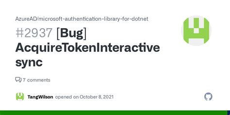 Bug Acquiretokeninteractive Sync Issue Azuread Microsoft Authentication Library For