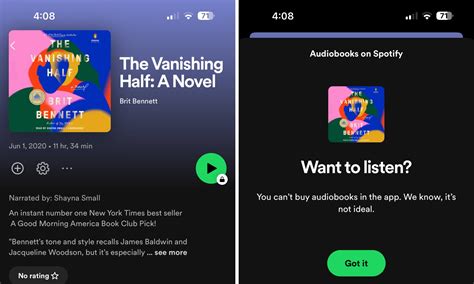 Apple Rejected Spotifys App Update Adding Audiobook Support Macrumors