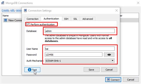 Đăng Nhập Mongodb Với Username Và Password Database Mongo