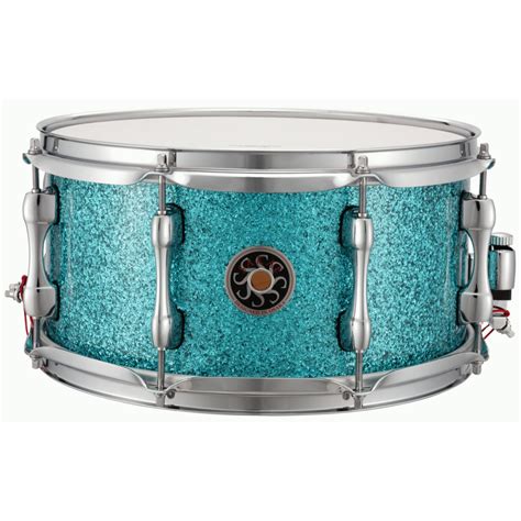 Sakae Osaka Heritage 14 X 5 5 Evolved Maple Snare Turquoise Champagne