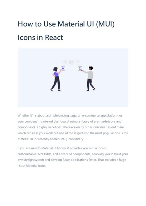 How To Use Material Ui Mui Icons In React
