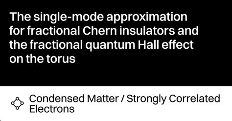 The Single Mode Approximation For Fractional Chern Insulators And The Fractional Quantum Hall