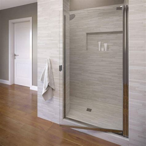 Basco Infinity 58 12 In X 70 In Clear Semi Framed Bypass Shower Door