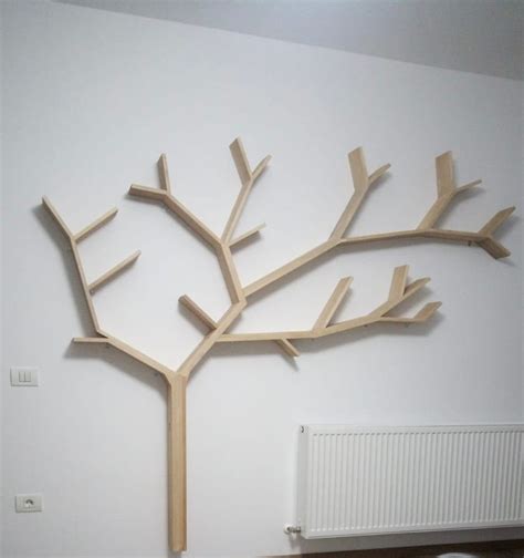 Tree Bookshelf 190x260x12 Cm Right Etsy