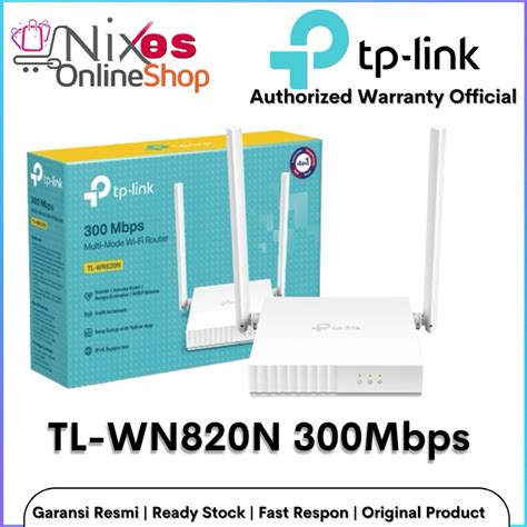 Jual Tp Link Tl Wr820n 300 Mbps Multi Mode Wi Fi Router Guest Network Shopee Indonesia