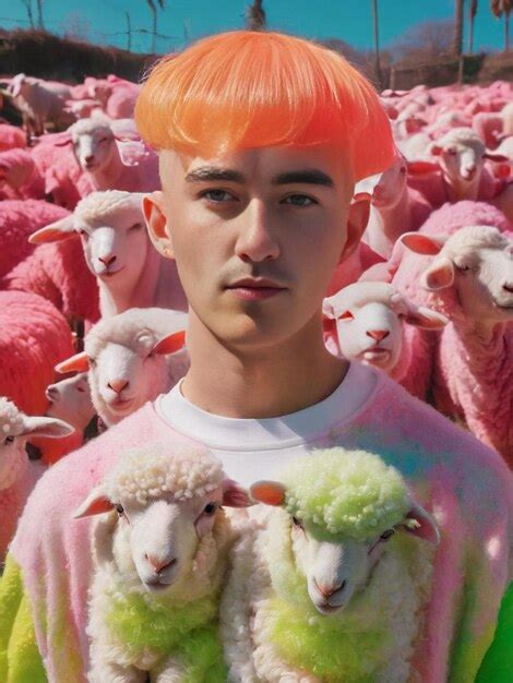 Premium Ai Image Pink Hair