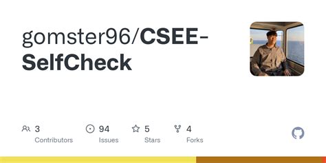 GitHub Gomster96 CSEE SelfCheck