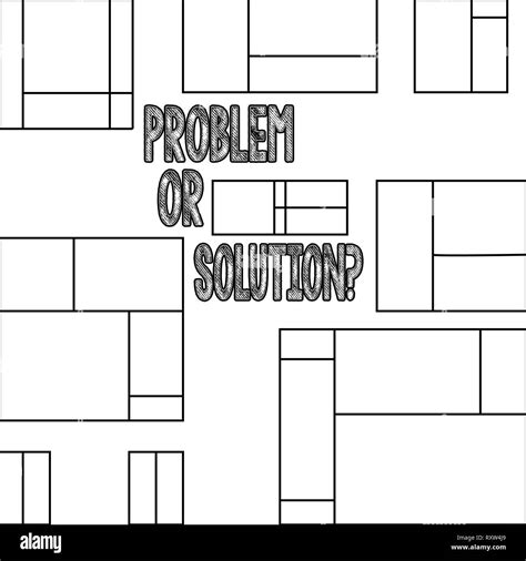 Handwriting Text Problem Or Solutionquestion Conceptual Photo Think
