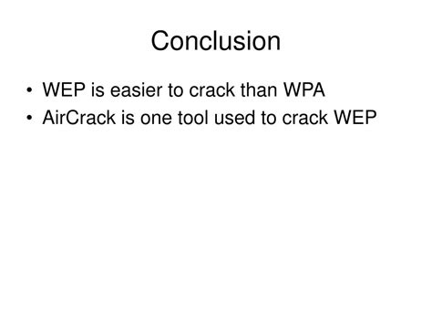PPT Cracking WEP And WPA Wireless Networks And How To Better Secure