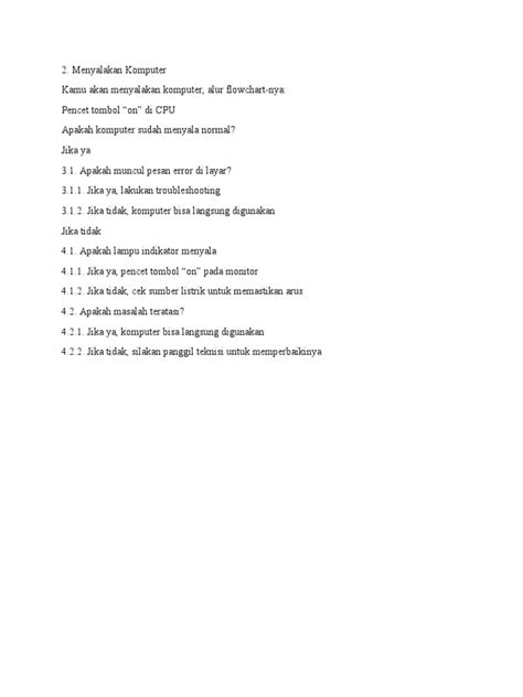 Algoritma Menyalakan Komputer Pdf