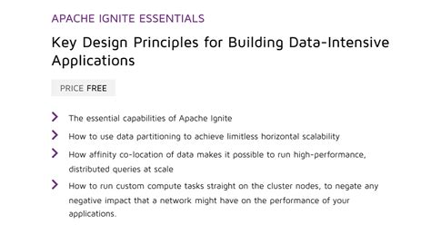 Apache Ignite 3 0 Essentials Key Design Principles For Building Data Intensive Applications